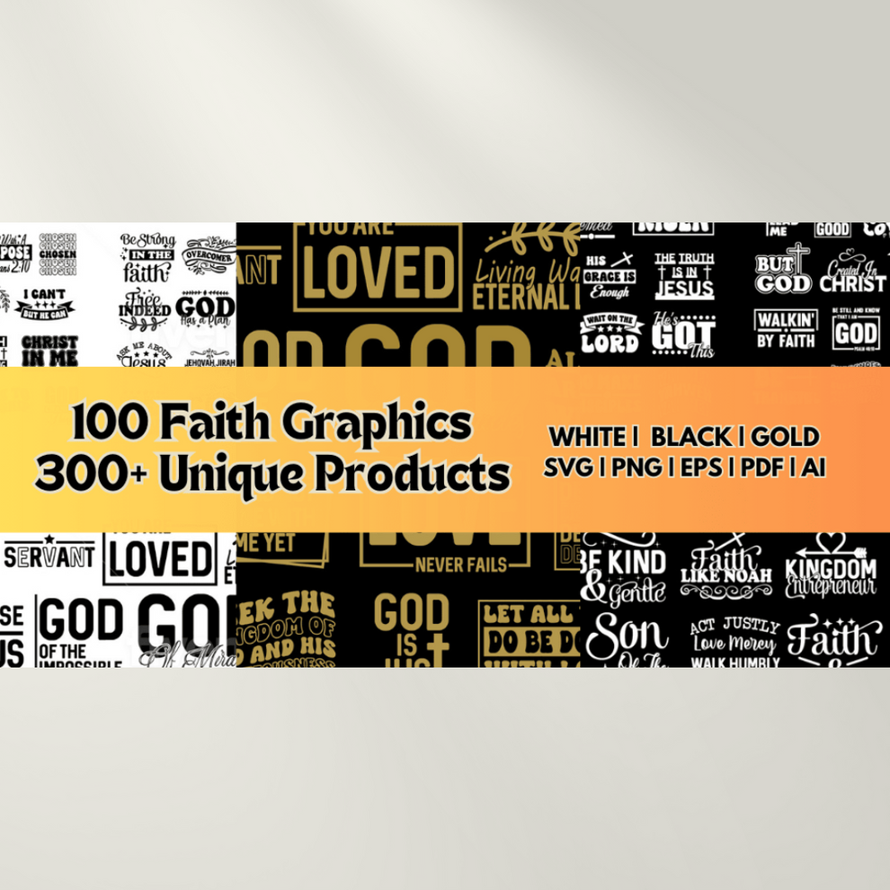 100 Designs x 3 colors = 300 unique product designs | Graphics for Pri ...