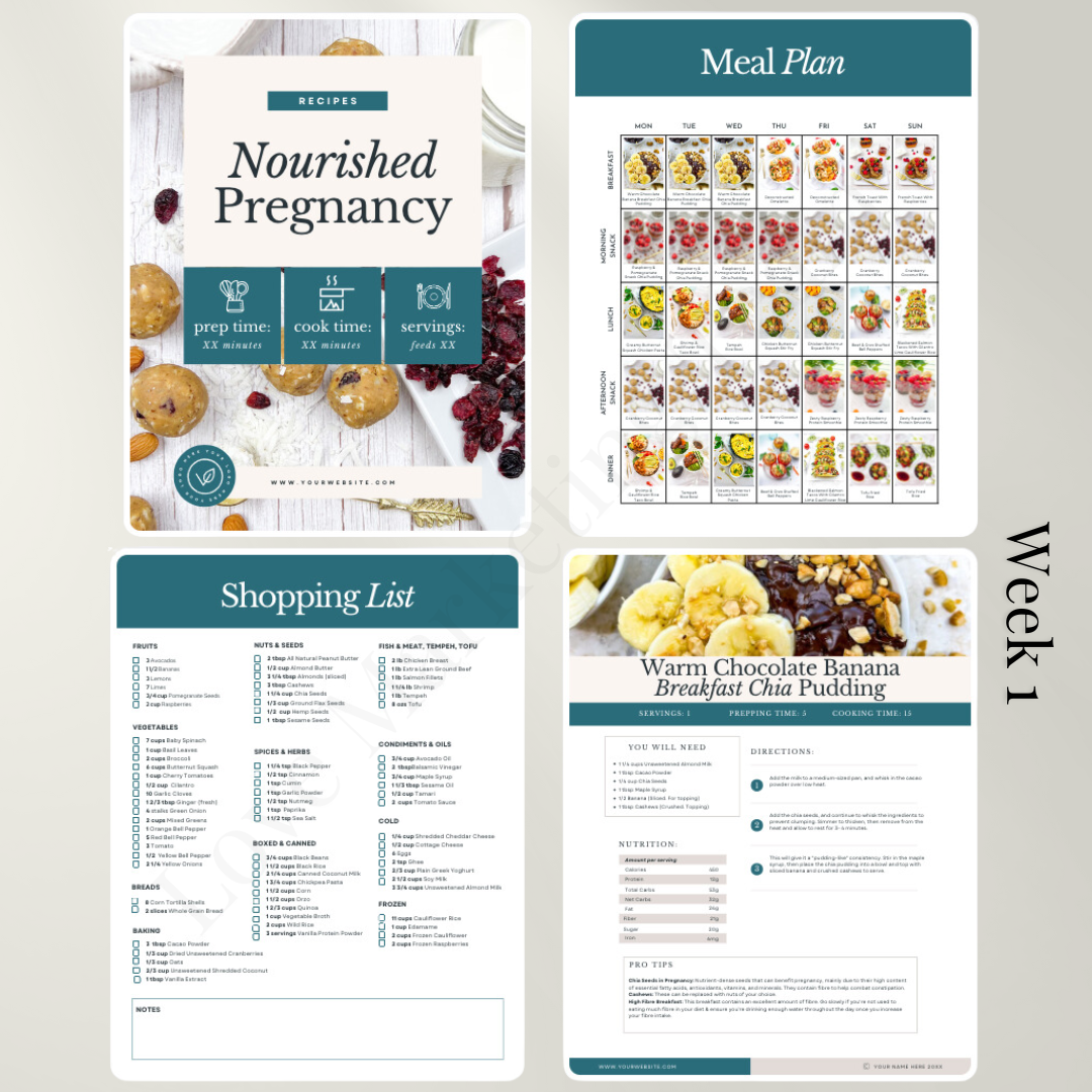 14 day PREGNANCY Meal Plan | Health, Fitness and Wellbeing – Love ...