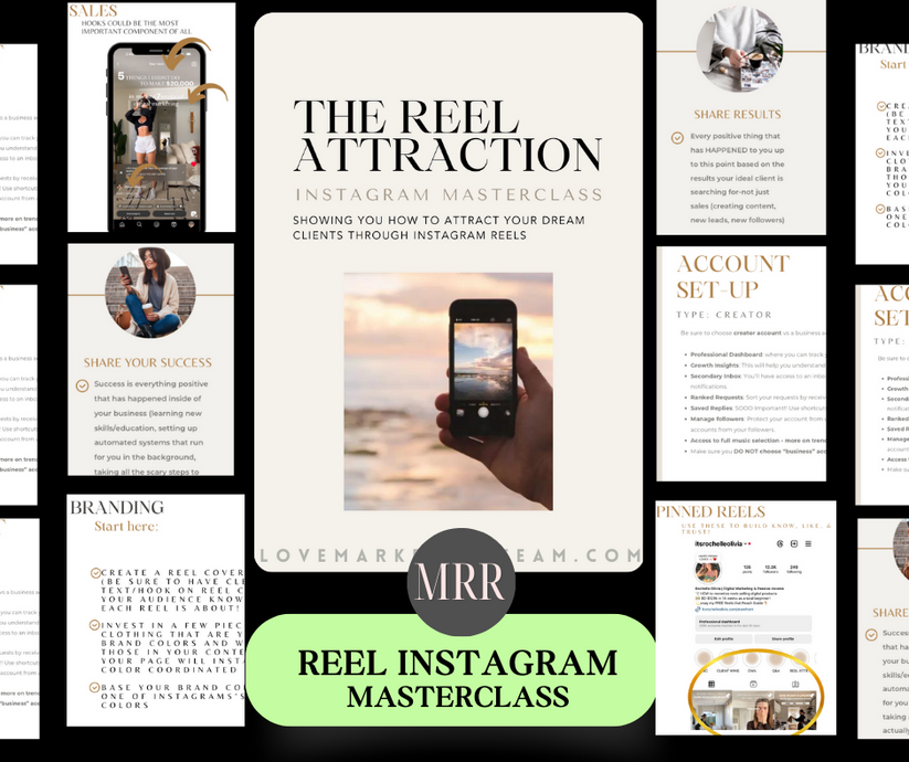 Instagram | REEL ATTRACTION | Video Masterclass – Love Marketing Team, LLC