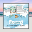 Your Mind Renewed 30 Day Devotional Journal + DFY Calendar with daily ...