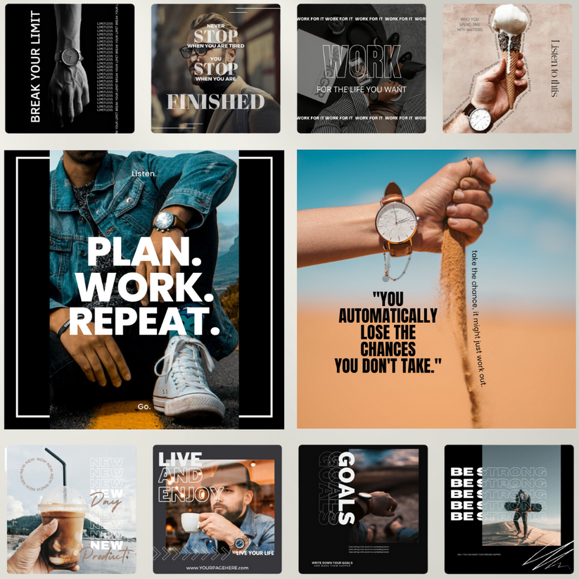 30 MENS Instagram Posts | Inspirational | Social media Pack – Love ...