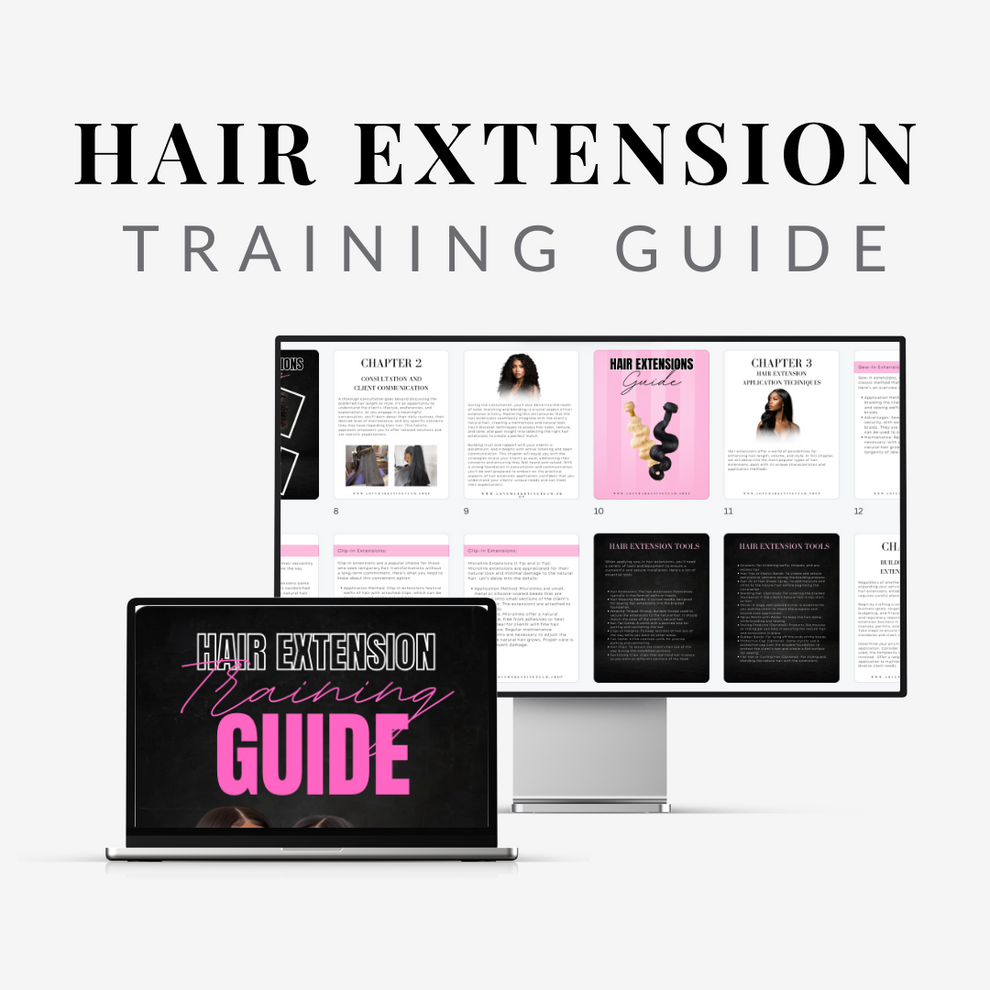 Hair Extension Training Guide | Beauty | E-BOOK | PLR – Love Marketing ...