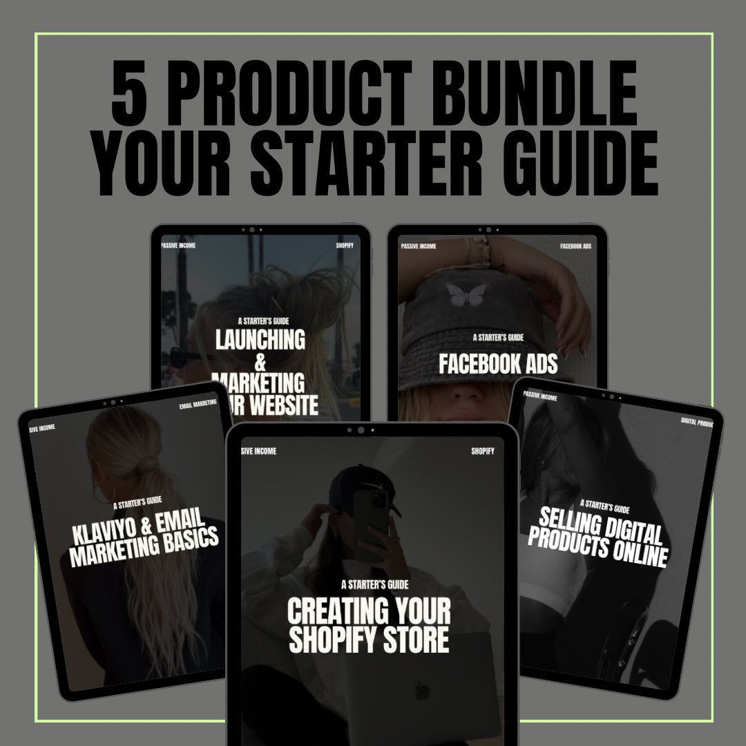 5 PRODUCTS | YOUR DIGITAL MARKETING STARTER BUNDLE – Love Marketing ...