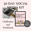 30 Day Social Media Kit Challenge + Workbook (72 pages) – Love ...
