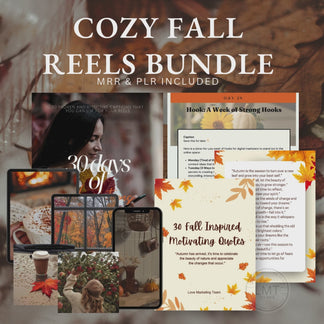 Cozy Fall Reels Bundle | MRR & PLR – Love Marketing Team, LLC