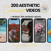 200 SUMMER Aesthetic Video Reels | Faceless IG videos for stories and ...